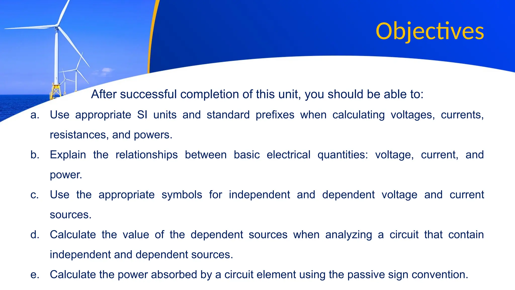 Lesson 1 - Basic Concepts of Electrical Circuits | PPTX