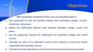 Lesson 1 - Basic Concepts of Electrical Circuits | PPTX