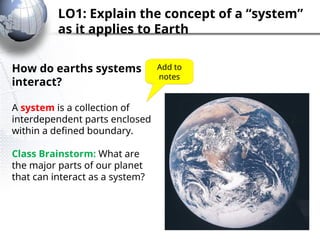 Understanding Earth's System: Components and Interactions of the Five ...