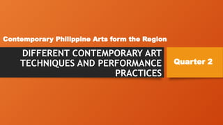 lesson-1-CONTEMPORARY PHILIPPINE ARTS IN THE REGION | PPTX