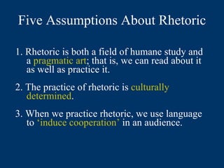 Lesson 1 Defining Rhetoric | PPT
