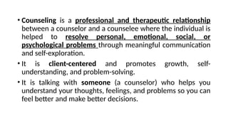 Lesson-1-Definition of guidance and counseling | PPTX