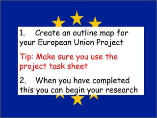 Lesson 1 European Union Project | PPT
