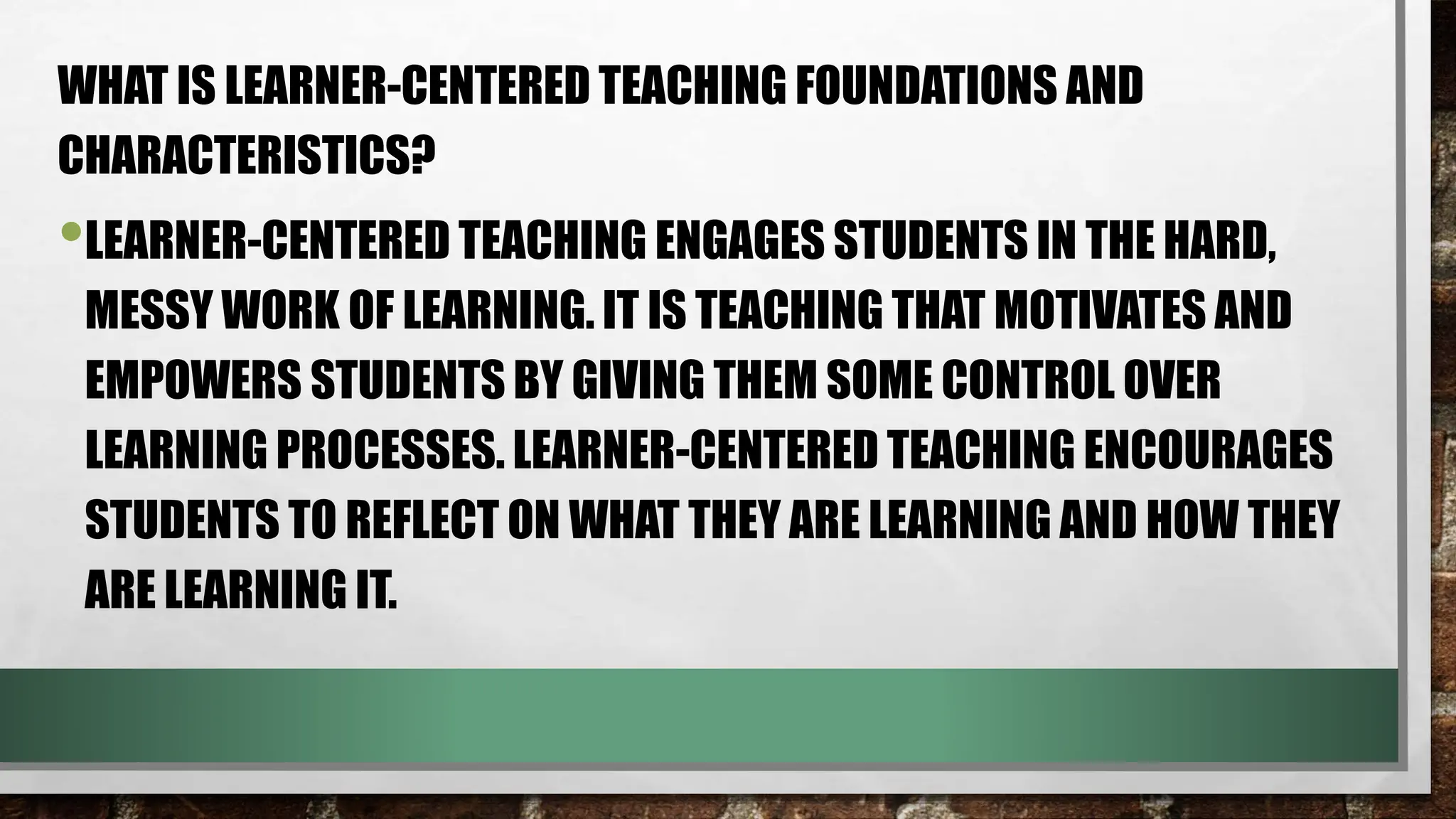 Lesson-1-facilitataing-Learner-Centered.pptx | Education industry | Industries