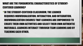 Lesson-1-facilitataing-Learner-Centered.pptx | Education industry ...