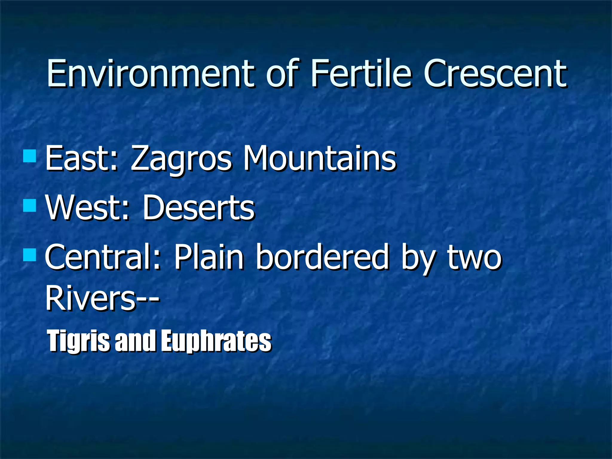 Lesson 1 Fertile Crescent | PPT | Geography | Science