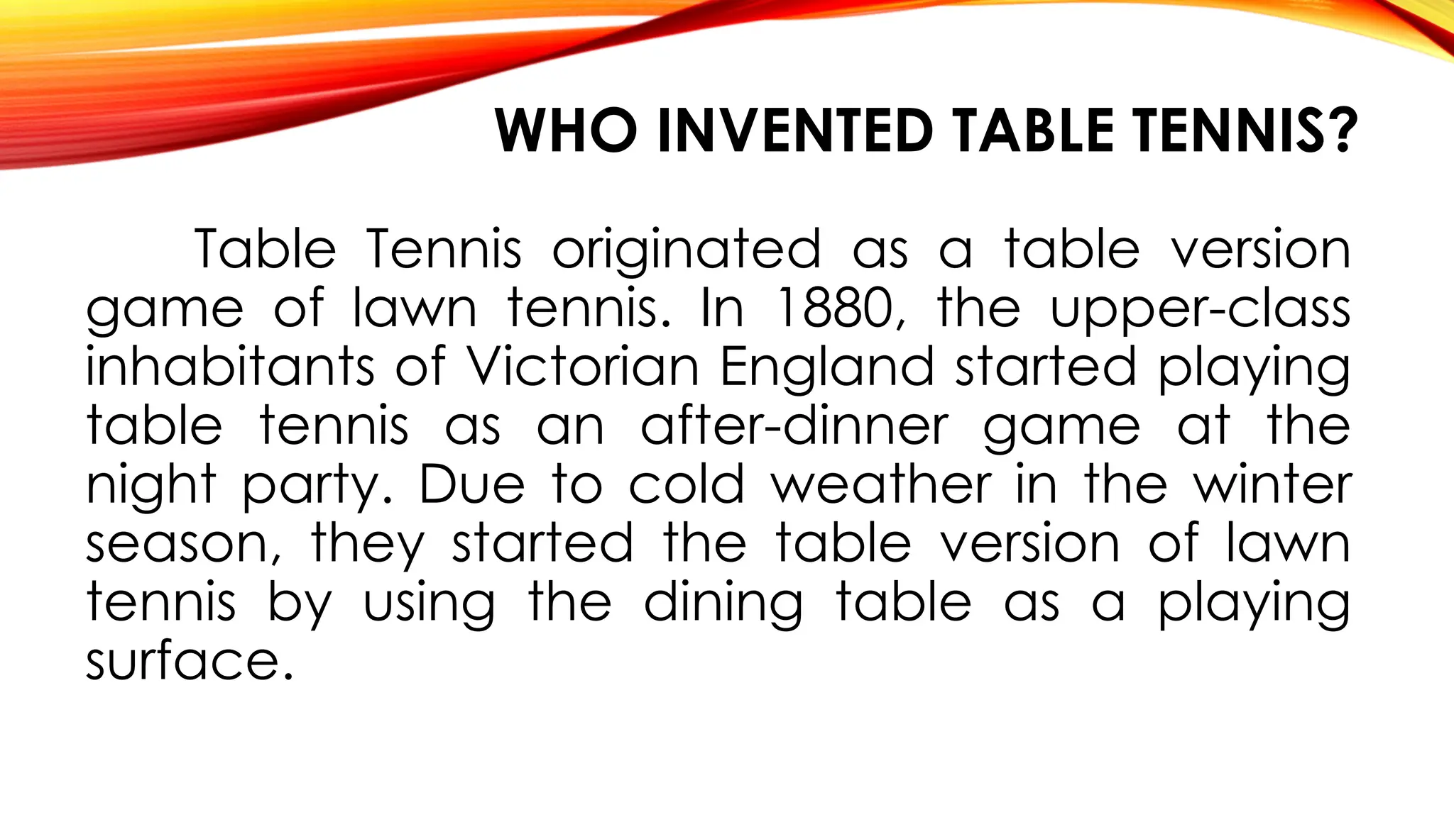 Lesson-1-History-of-Table-Tennis. Learning history of table tennispptx ...