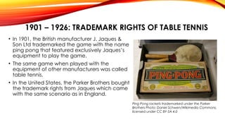 Lesson-1-History-of-Table-Tennis. Learning history of table tennispptx ...