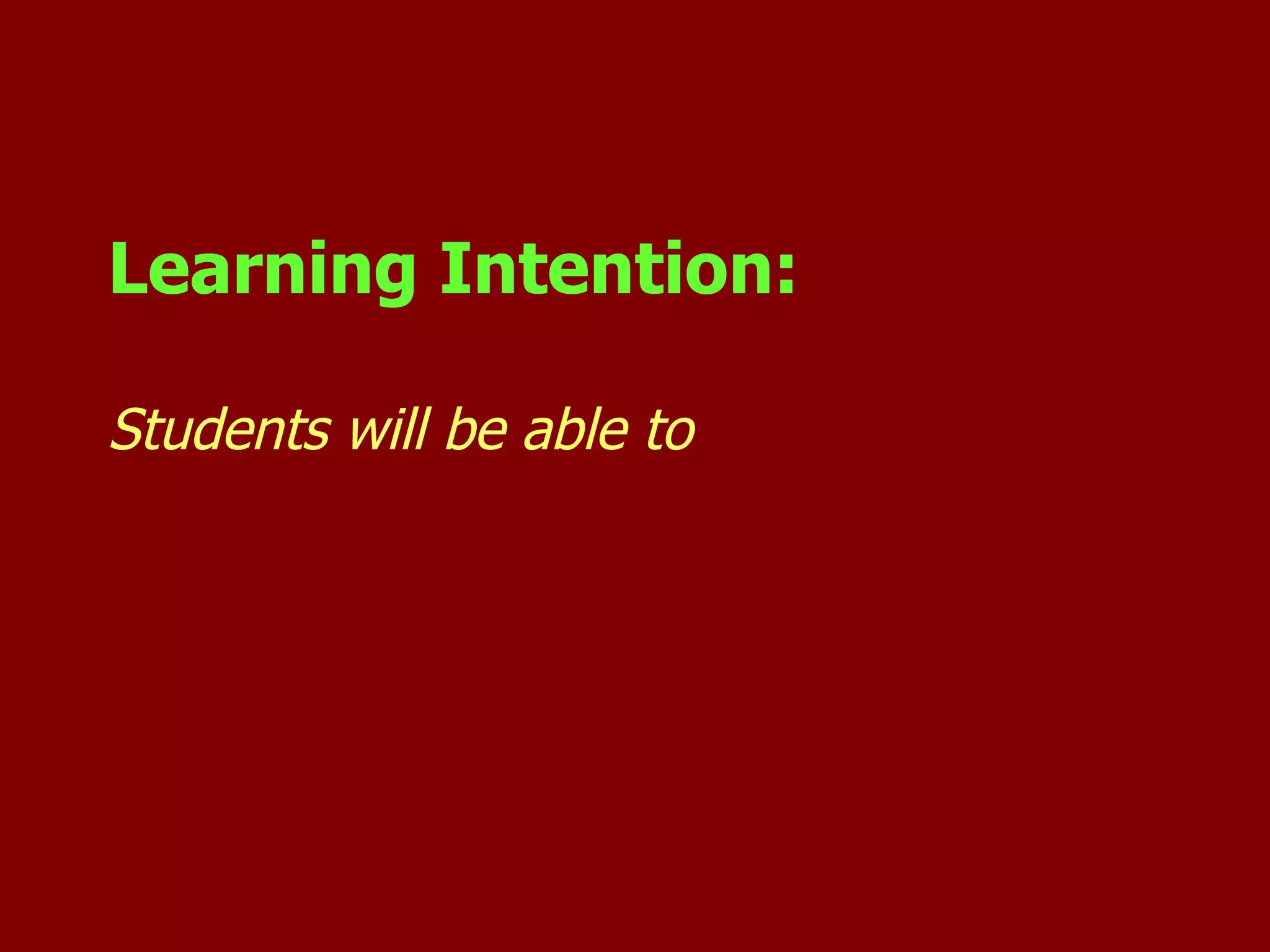 Lesson 1 Intro | PPT