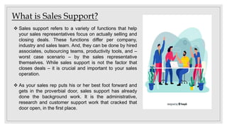 Lesson 1-Sales Support | PPTX