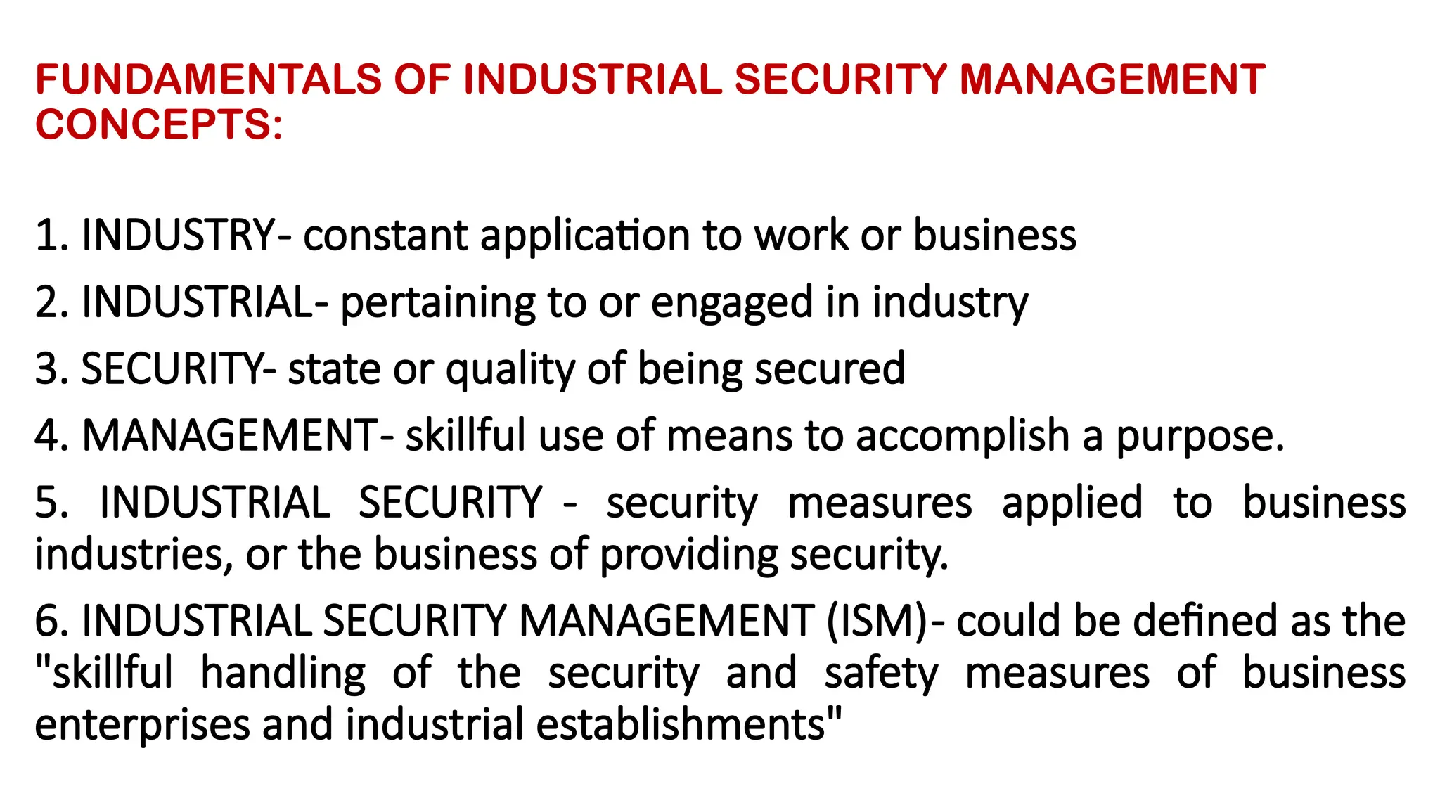 LESSON-1-LEA-103. Introduction to Industrial Security Concepts | PPTX