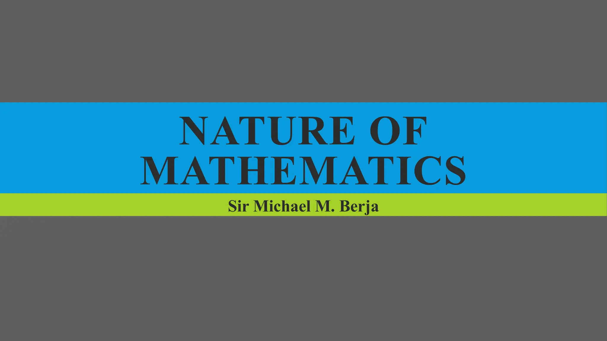 LESSON-1-NATURE-OF-MATHEMATICS. mathematics in modern world | PPTX