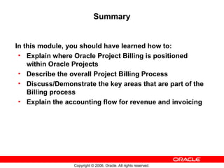Lesson-1-Overview of Oracle Project Billing.ppt