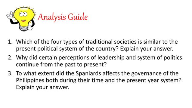 Lesson 5 -politics-in-the-pre-spanish-to-spanish-period | PPTX | Politics
