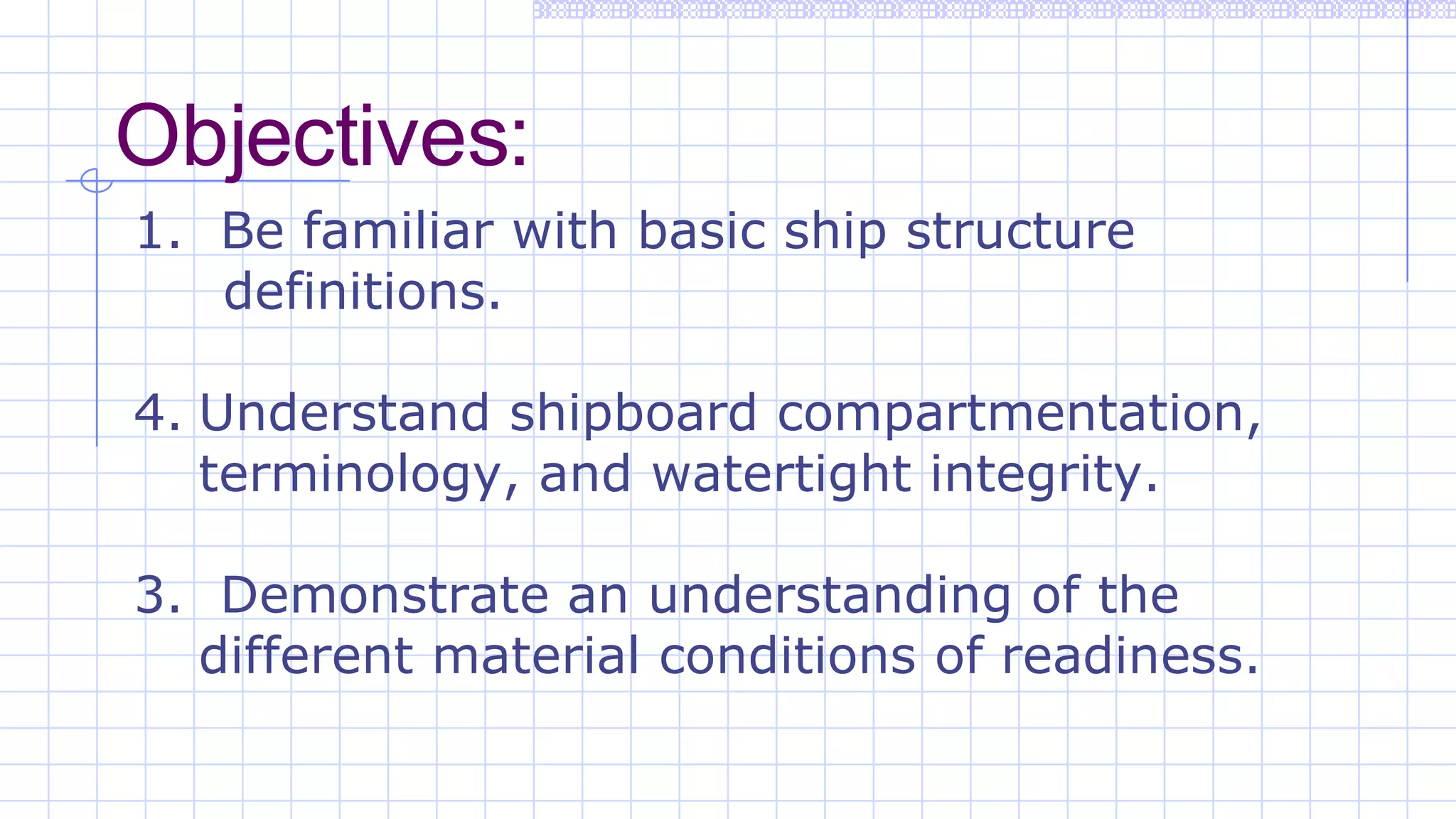 Lesson 1 Ship Characteristics | PPT