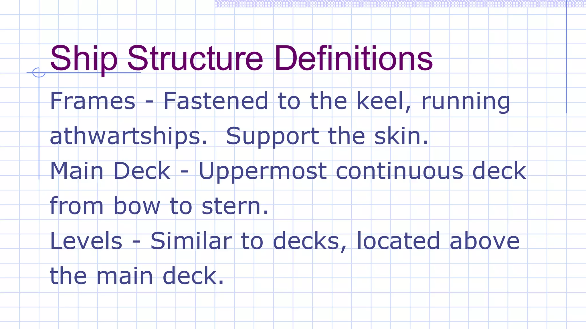 Lesson 1 Ship Characteristics | PPT