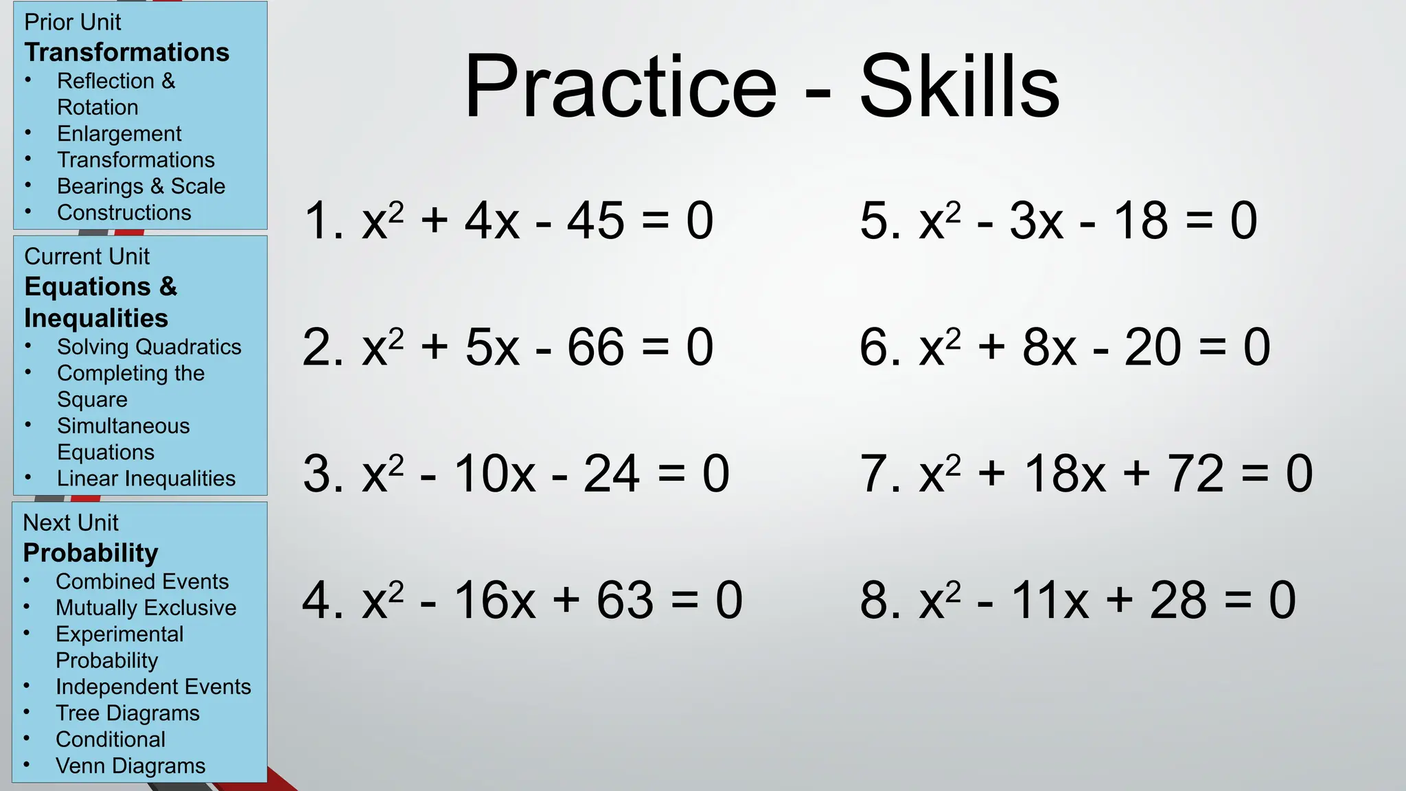 Lesson-1---Solving-Quadratics powerpoint lesson | PPTX