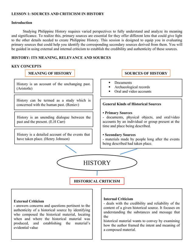 LESSON-1-SOURCES-AND-CRITICISM-IN-HISTORY-AutoRecovered.docx