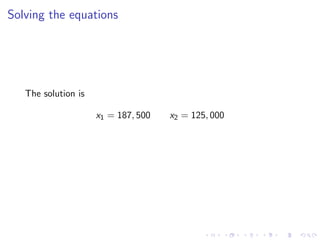 Lesson 1: Systems of Linear Equations (slides) | PDF
