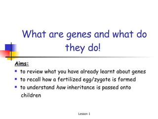 Lesson 1 What Is Inheritance 2 | PPT