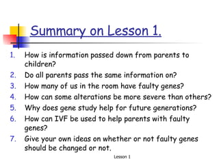 Lesson 1 What Is Inheritance 2 | PPT