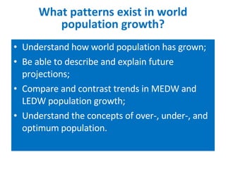 World population trends | PPT