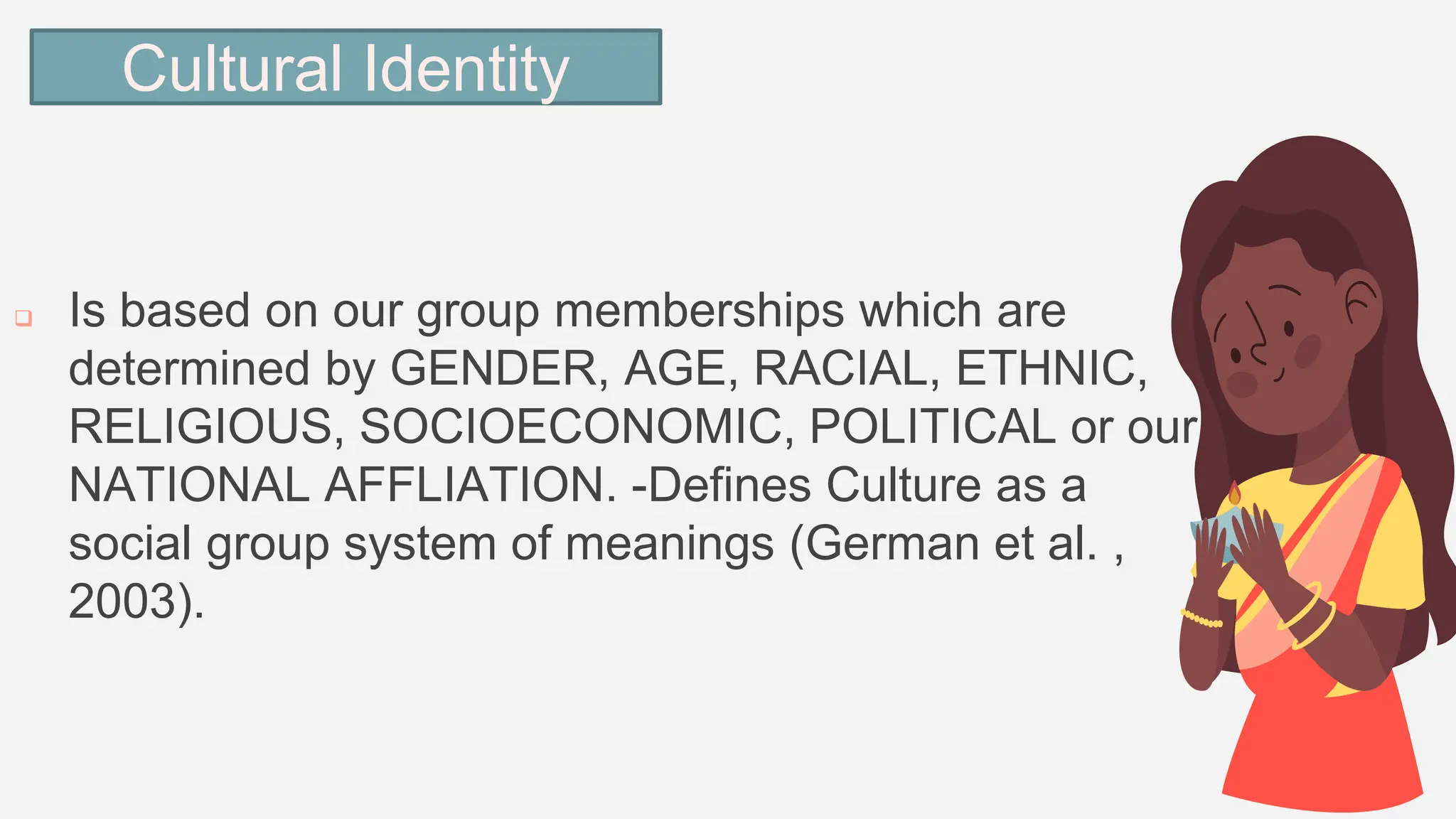 LESSON-10- CULTURAL DIFFERENCES: INFLUENCES ON CULTURAL IDENTITY | PPTX