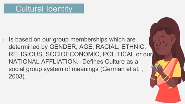 LESSON-10- CULTURAL DIFFERENCES: INFLUENCES ON CULTURAL IDENTITY | PPT