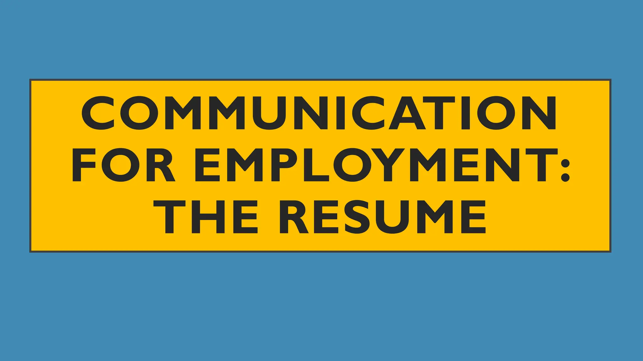 Lesson-10-COE-THE-RESUME. Purposive Communication pptx | PPTX