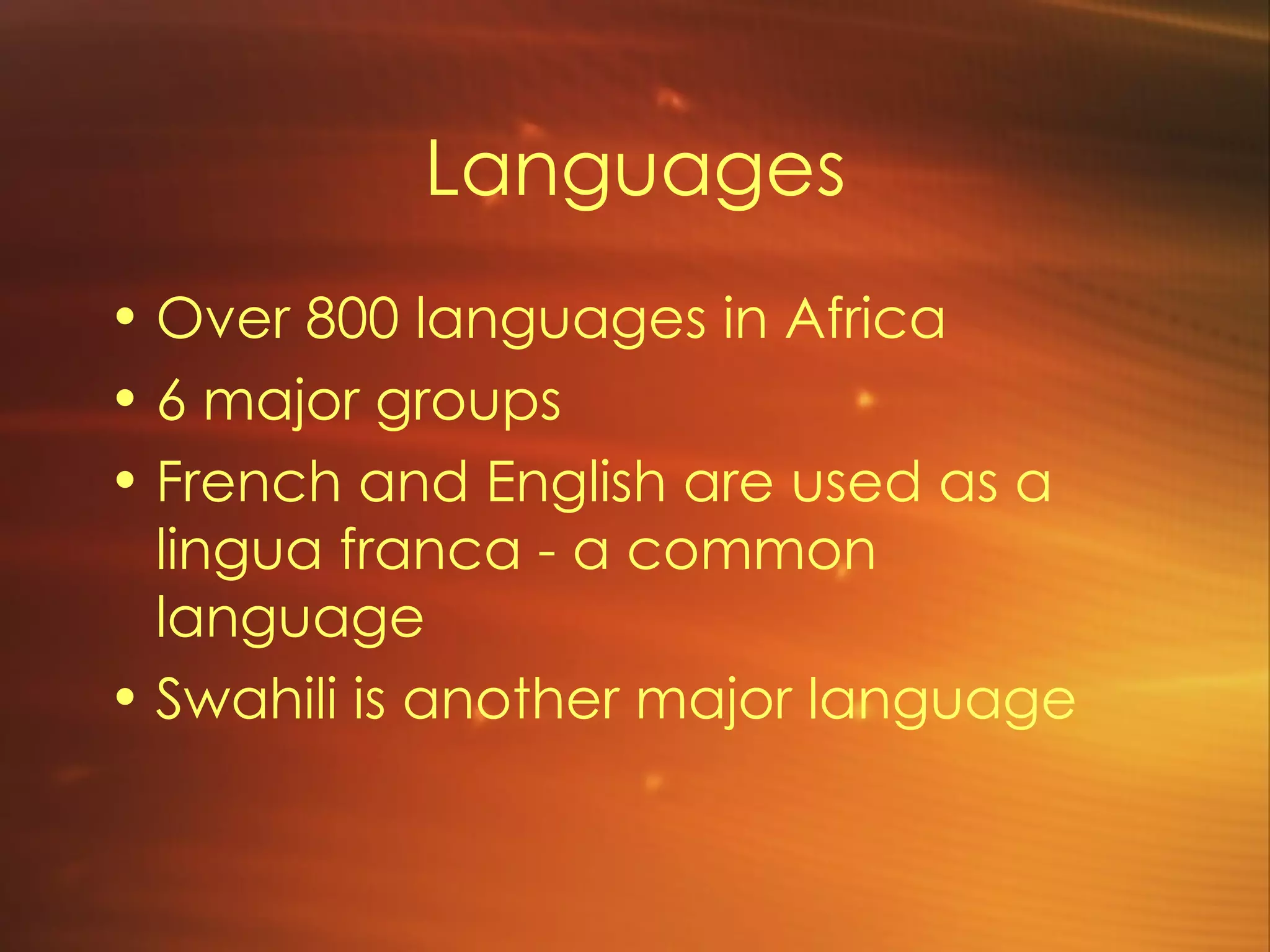 Culture Of Sub Saharan Africa | PPT