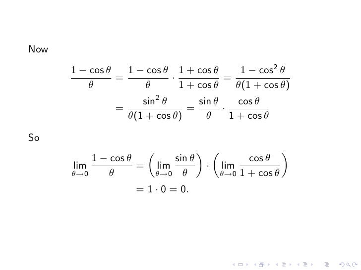 Lesson 10: Derivatives of Trigonometric Functions