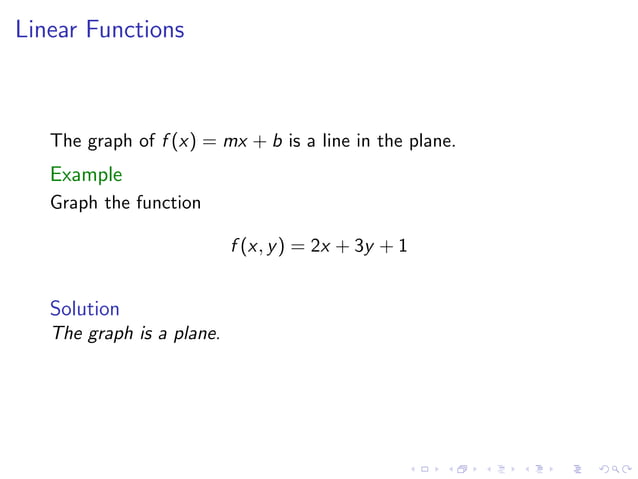 Lesson 10: Functions and Level Sets | PPT