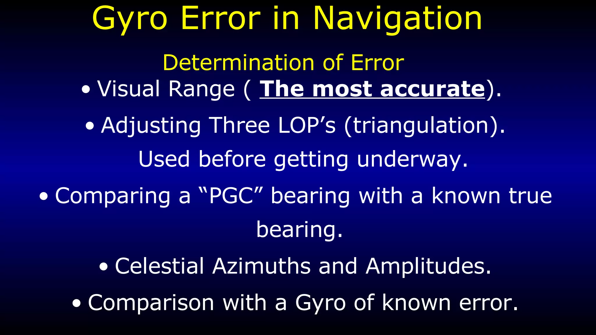 Lesson 10 Gyro And Magnetic Compass | PPT