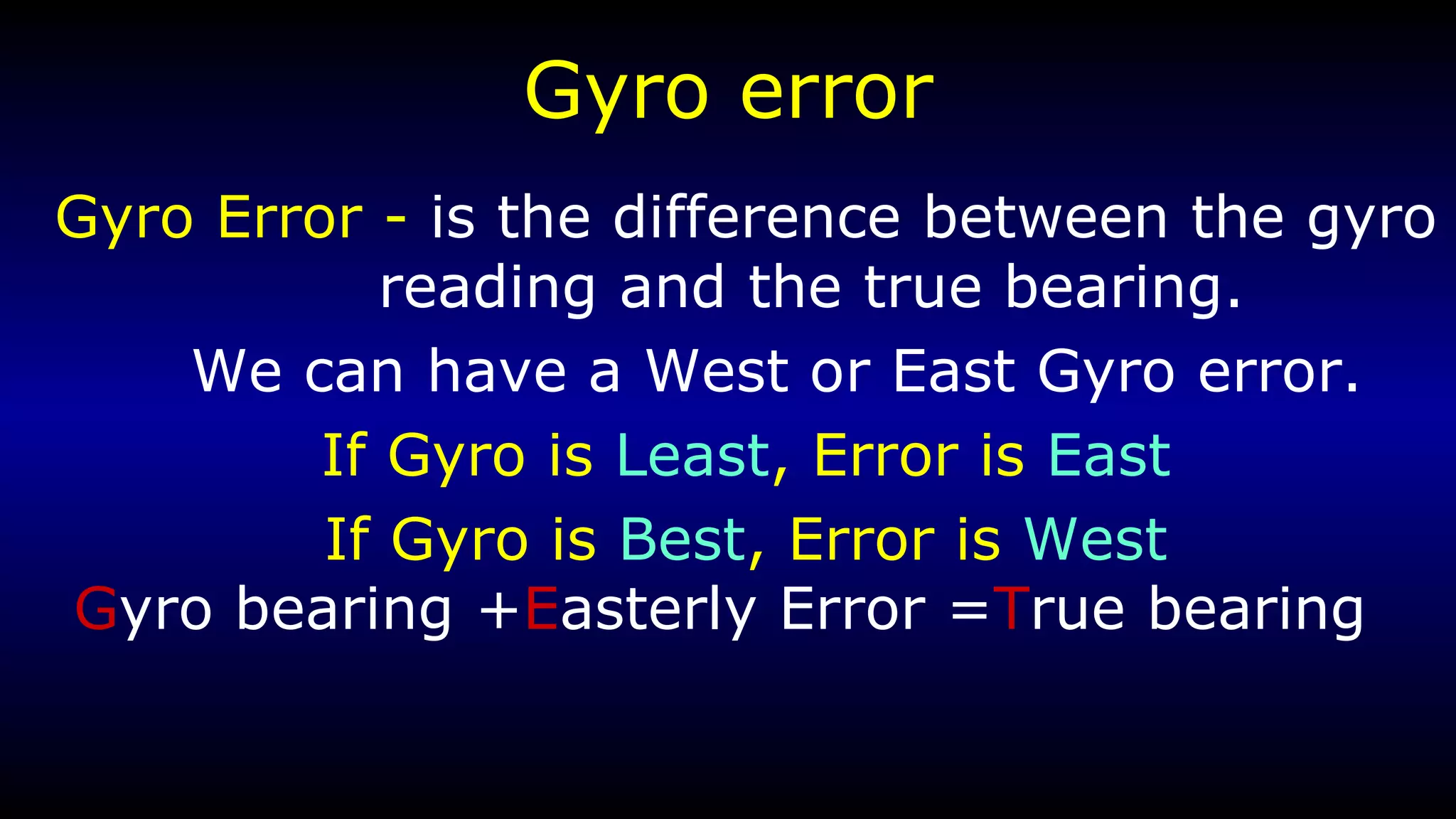 Lesson 10 Gyro And Magnetic Compass | PPT