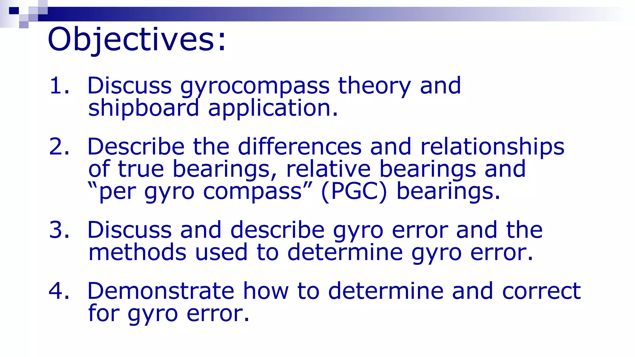 Lesson 10 Gyro And Magnetic Compass | PPT