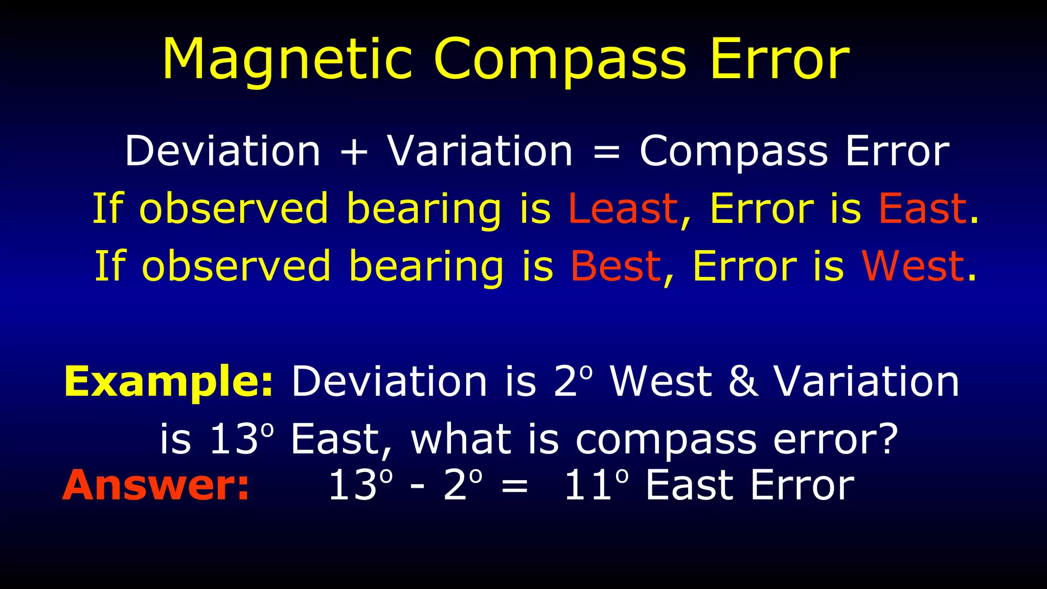 Lesson 10 Gyro And Magnetic Compass | PPT