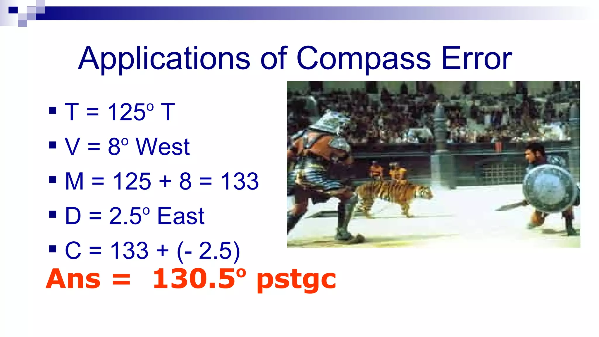 Lesson 10 Gyro And Magnetic Compass | PPT
