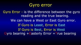 Lesson 10 Gyro And Magnetic Compass | PPT