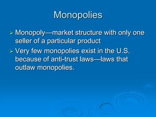 Lesson 10--mkt-structures[1] | PPTX