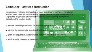 Lesson 10 the computer as a tutor | PPT