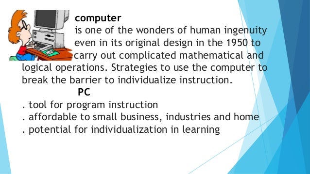 Lesson 10 the computer as a tutor