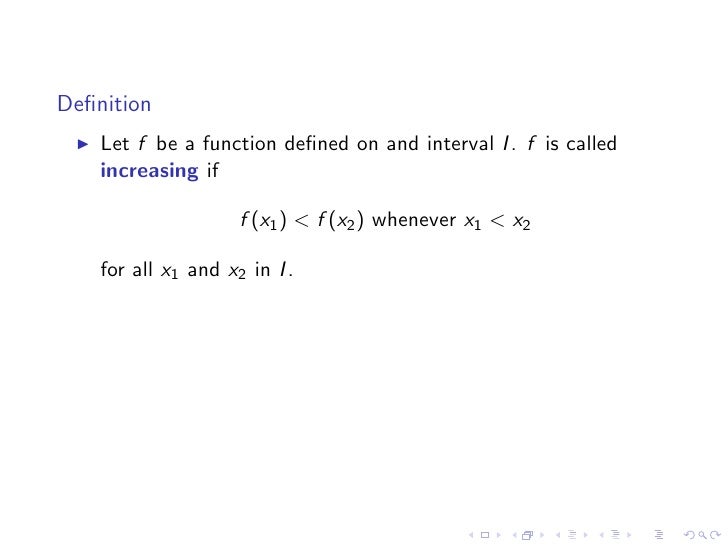 Lesson 10: What does f' say about f?
