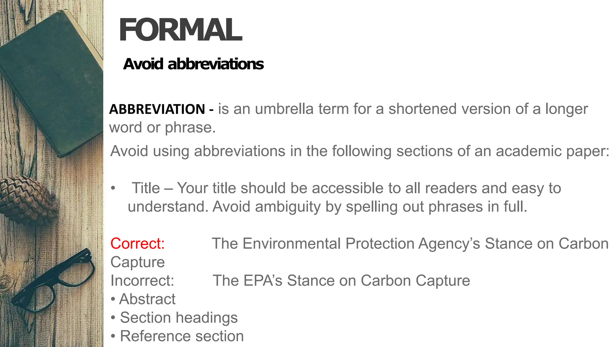 Academic writing powerpoint presentation | PPTX