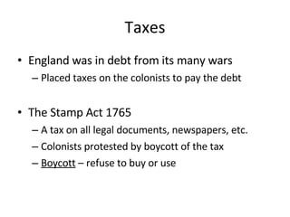 Lesson 11 American Colonies And The Revolution | PPT