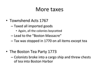 Lesson 11 American Colonies And The Revolution | PPT