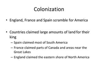Lesson 11 American Colonies And The Revolution | PPT
