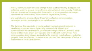 LESSON 11 : COMMUNICATION FOR INFORMATION AND ADVOCACY PURPOSES | PDF