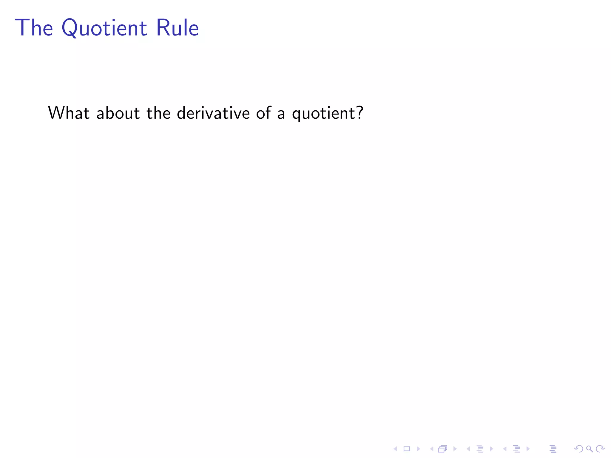 Lesson 12: The Product and Quotient Rule | PPT