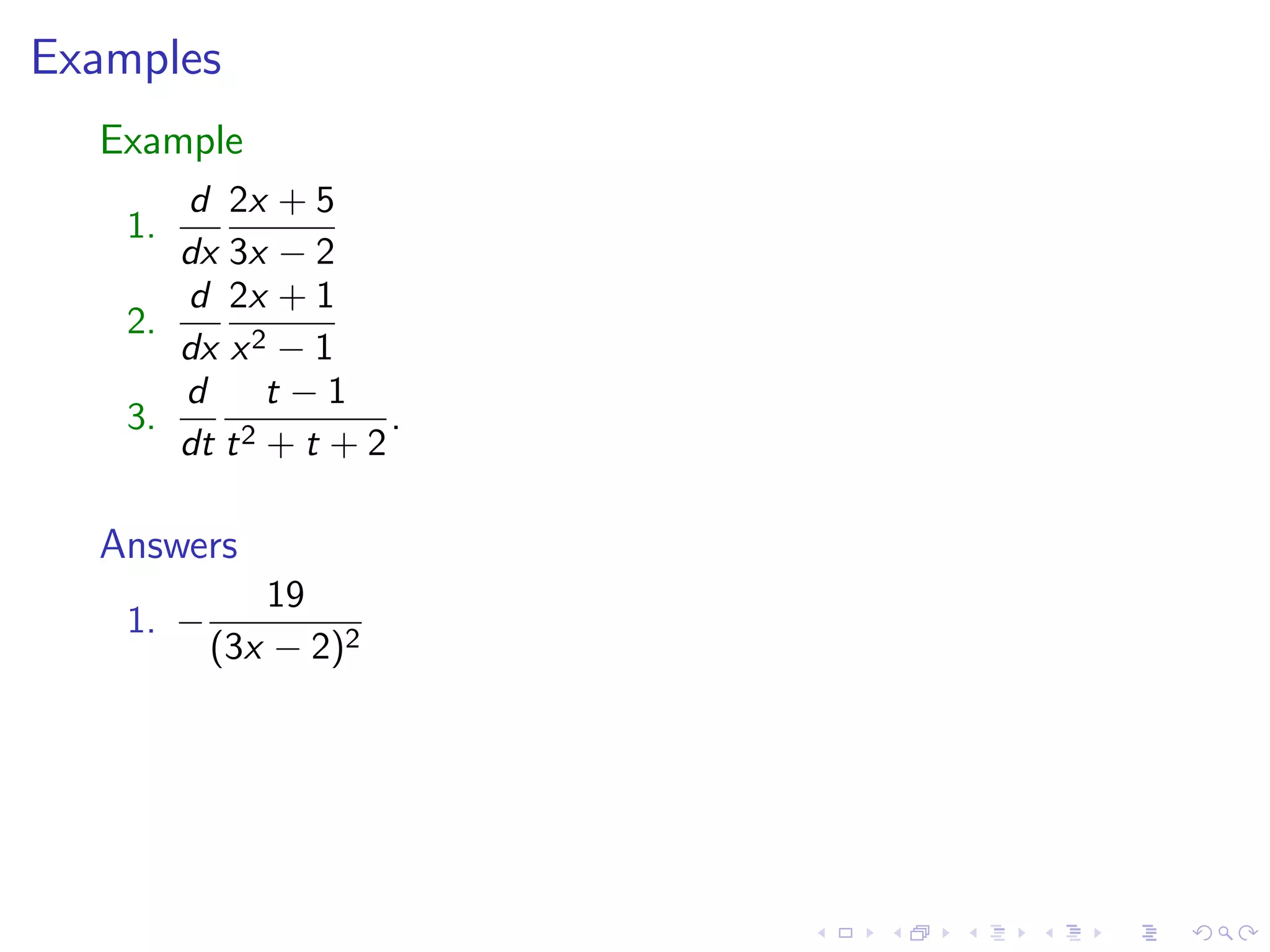 Lesson 12: The Product and Quotient Rule | PPT