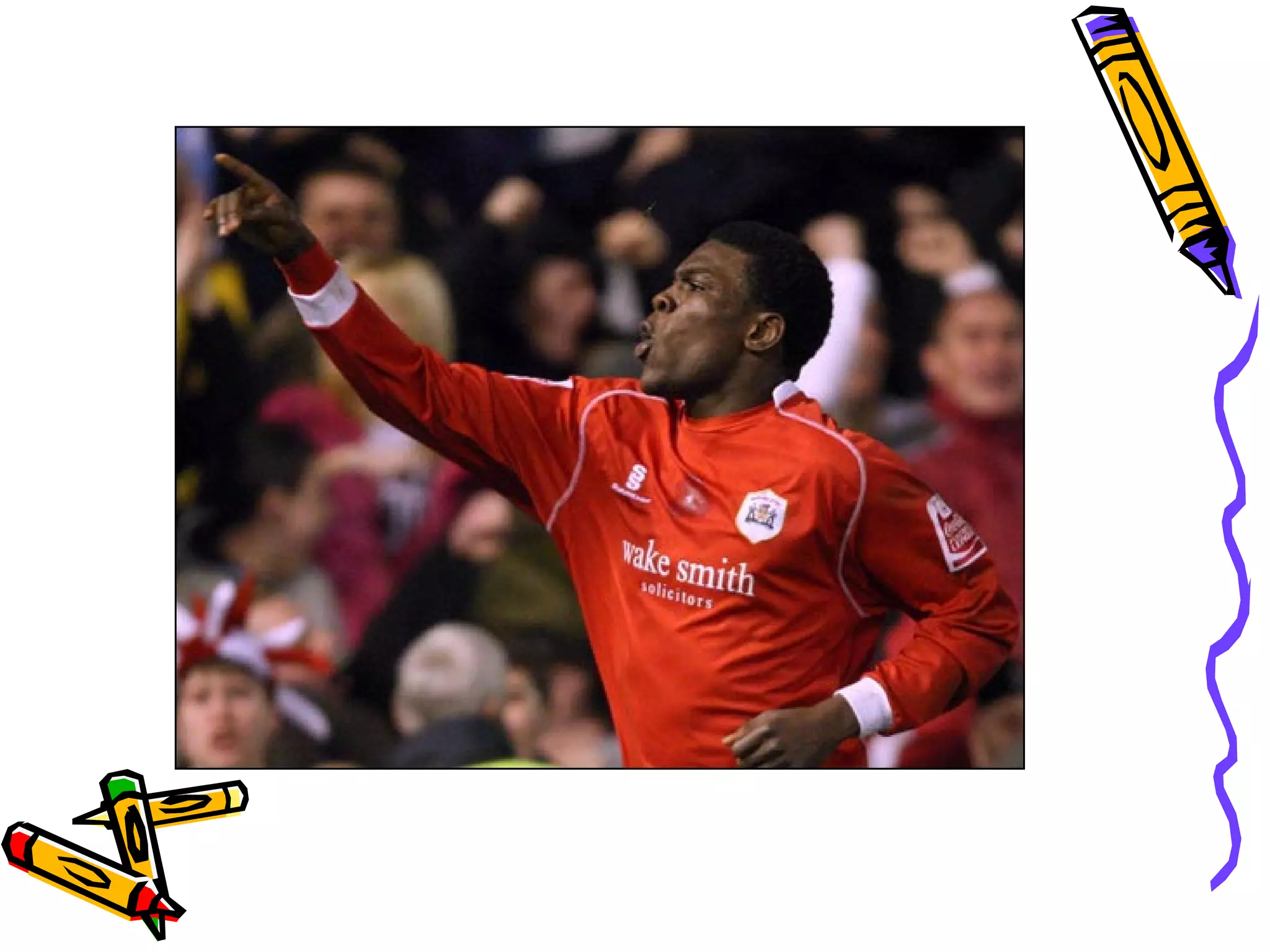 descriptive writing ks3 football theme | PPT